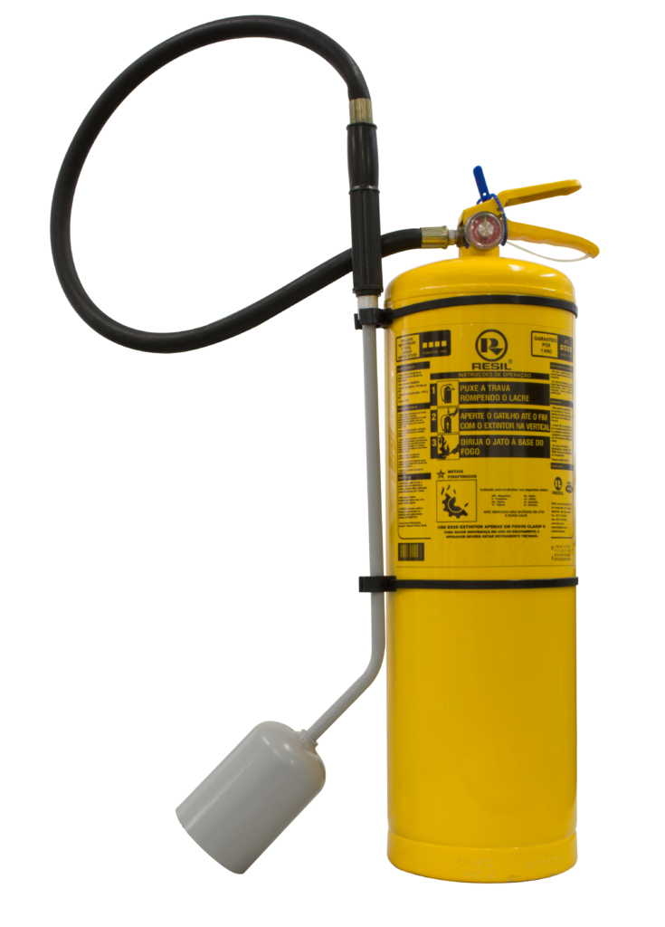 Extintor de incêndio classe D - FDM Extintores e gases